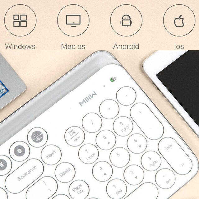 MIIIW 102 Keys Mechanical Keyboard Gaming Computer Bluetooth Xiaomi ...